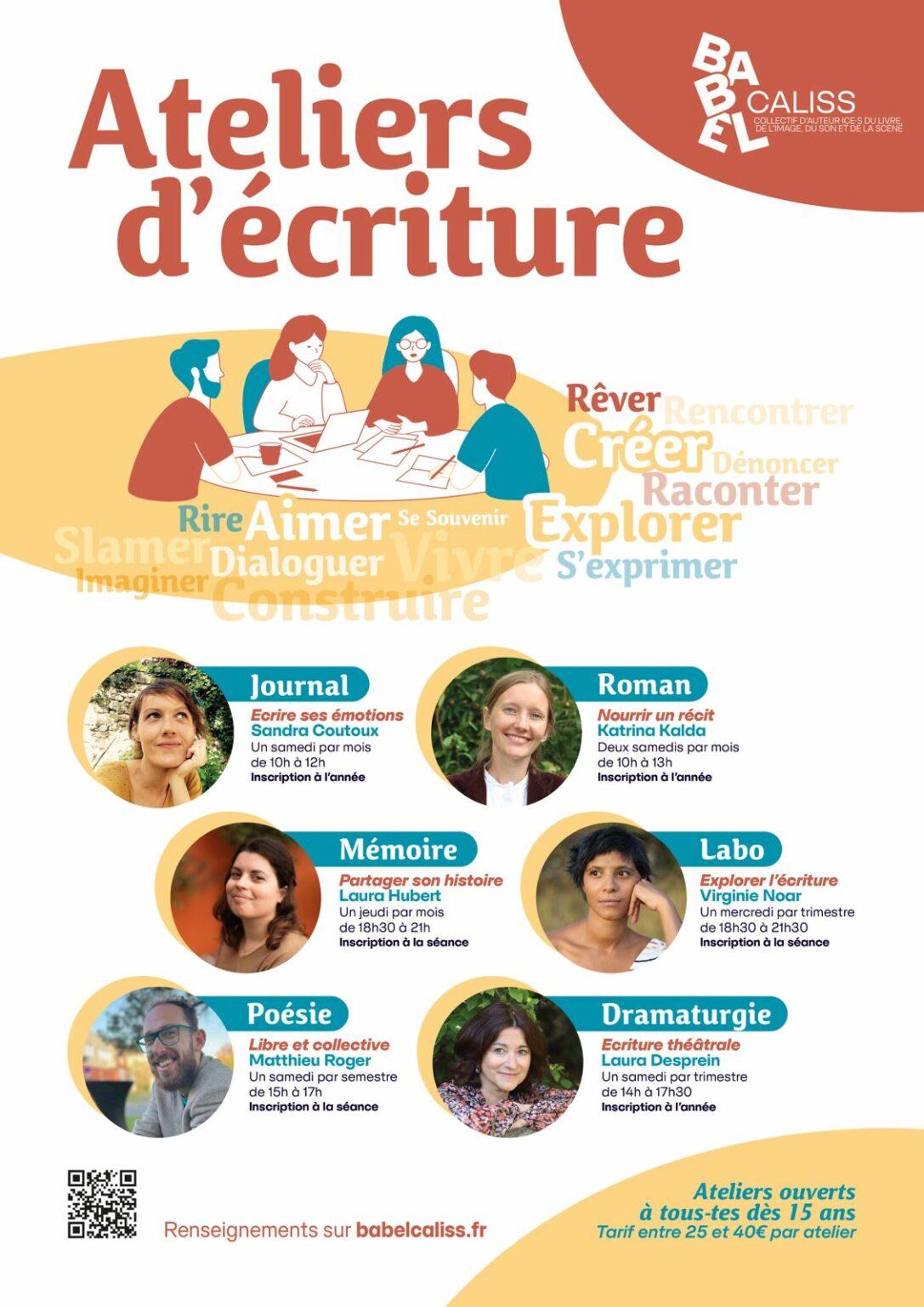 Ateliers d’écriture – Babel Caliss